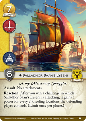 Salladhor Saan's Lyseni · ThronesDB